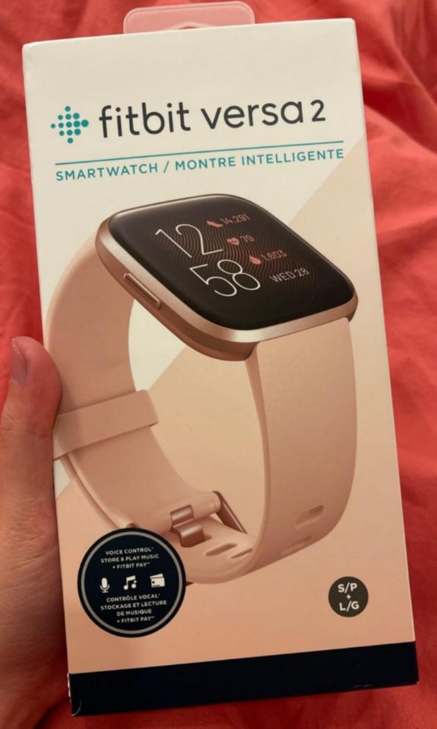 As new Fitbit Versa 2 Rose Gold Full Set, Mobile Phones & Gadgets ...