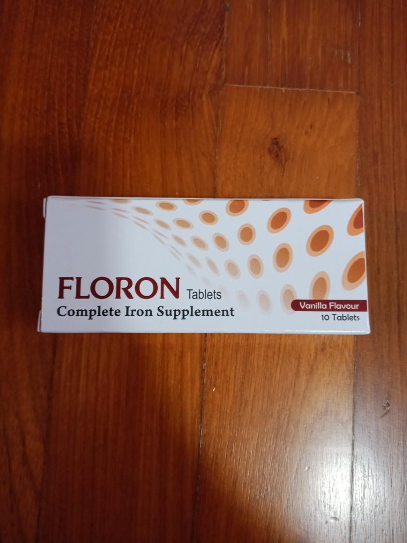 Floron Tablets - complete iron supplement, Health & Nutrition, Health ...