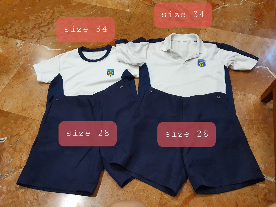 FREE - Ngee Ann Sec School Tshirt and Shorts, Babies & Kids, Babies ...