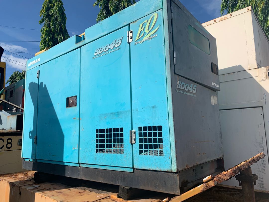 Generator 45 kVA Airman, Commercial & Industrial, Construction Tools ...