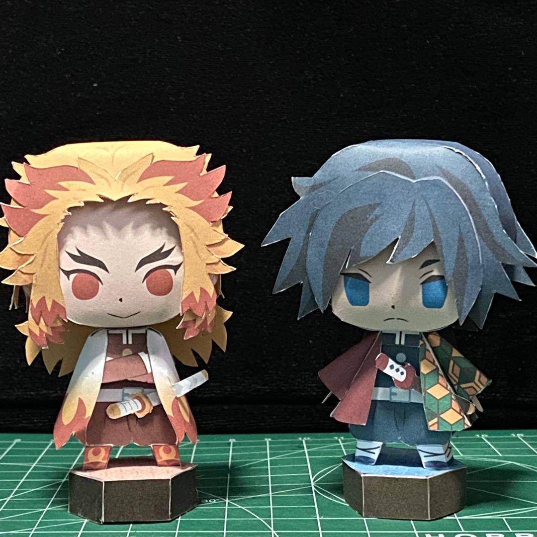 Giyuu & Kyojurou Papercraft, Hobbies & Toys, Toys & Games on Carousell