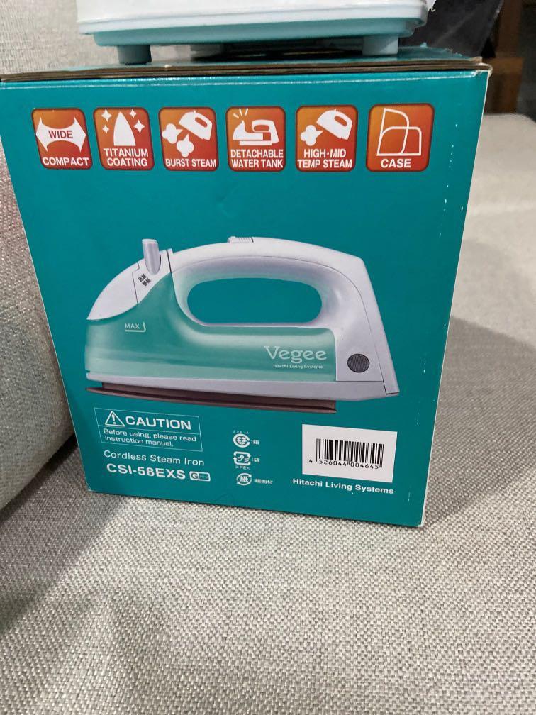 Hitachi cordless steam iron, TV & Home Appliances, Kitchen Appliances ...