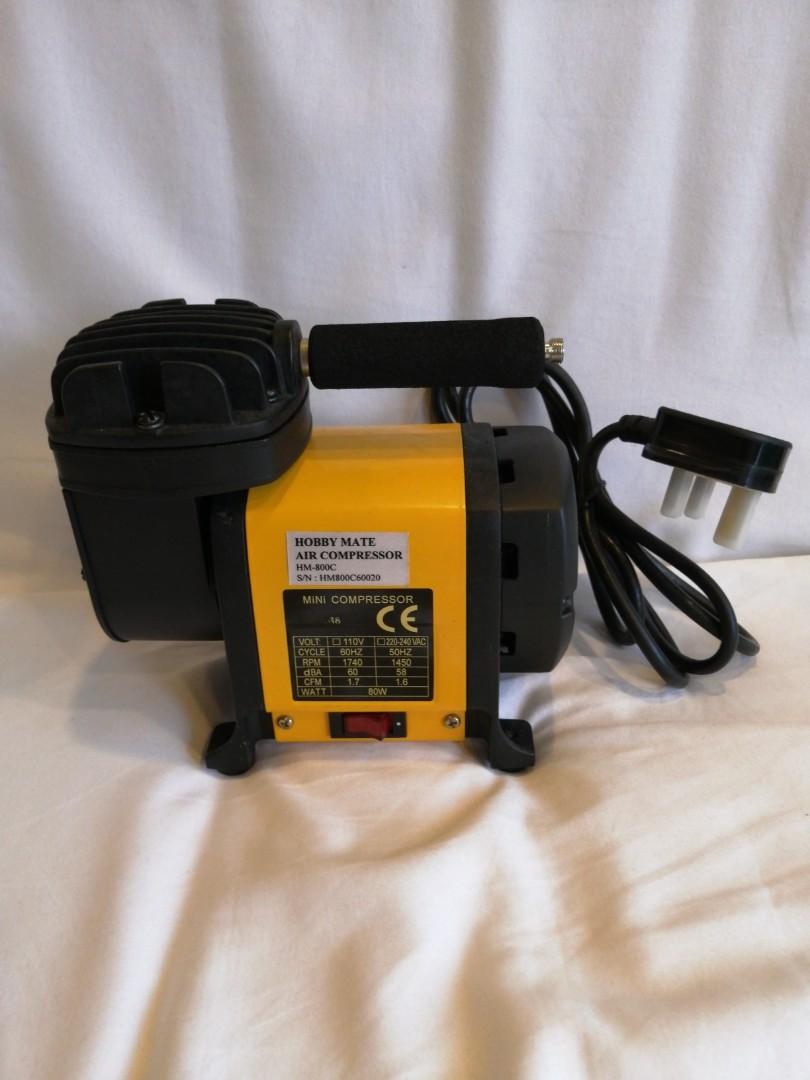 Hobby Mate Mini Air Compressor, Furniture & Home Living, Home ...