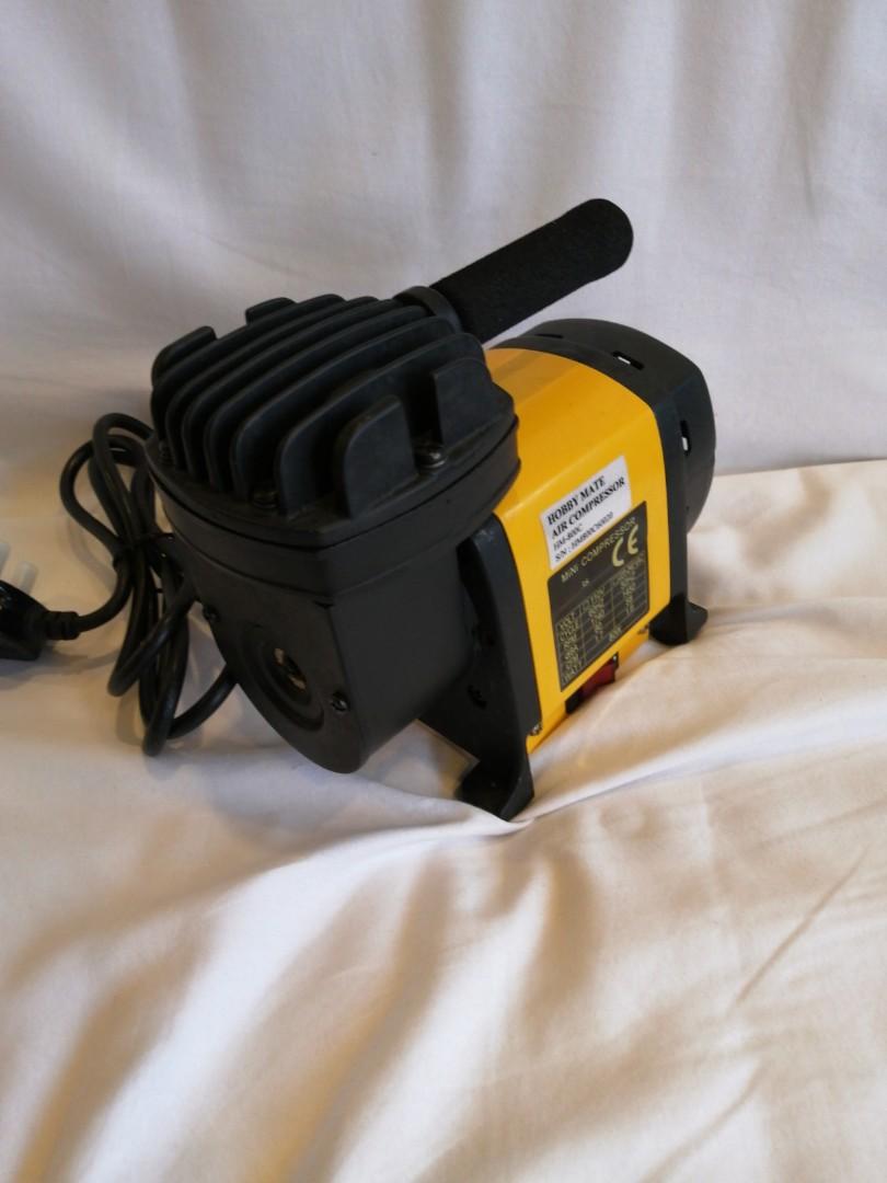 Hobby Mate Mini Air Compressor, Furniture & Home Living, Home ...