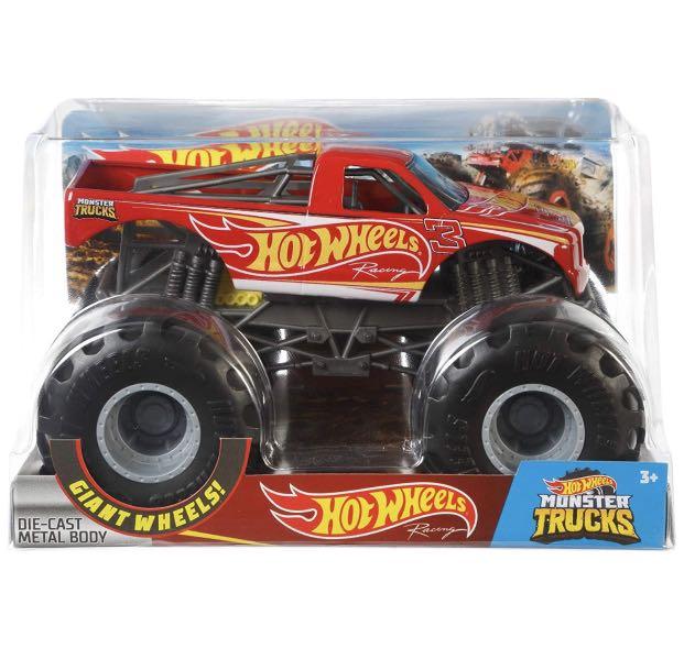 Hot Wheels Monster Truck Yellow Taxi , Bone Shaker, 5 Alarm, Dodge ...