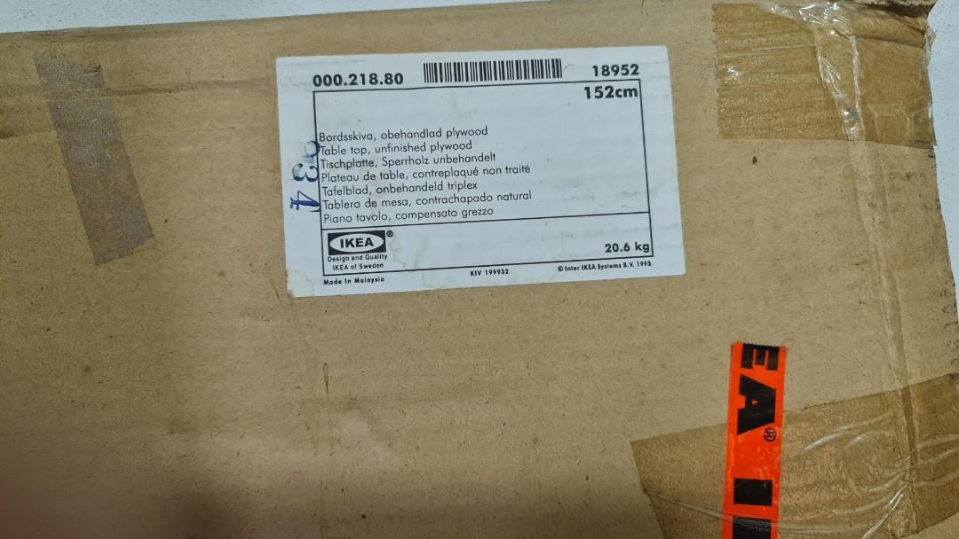 Ikea wood round table top 150cm diameter for CNY, Furniture & Home ...