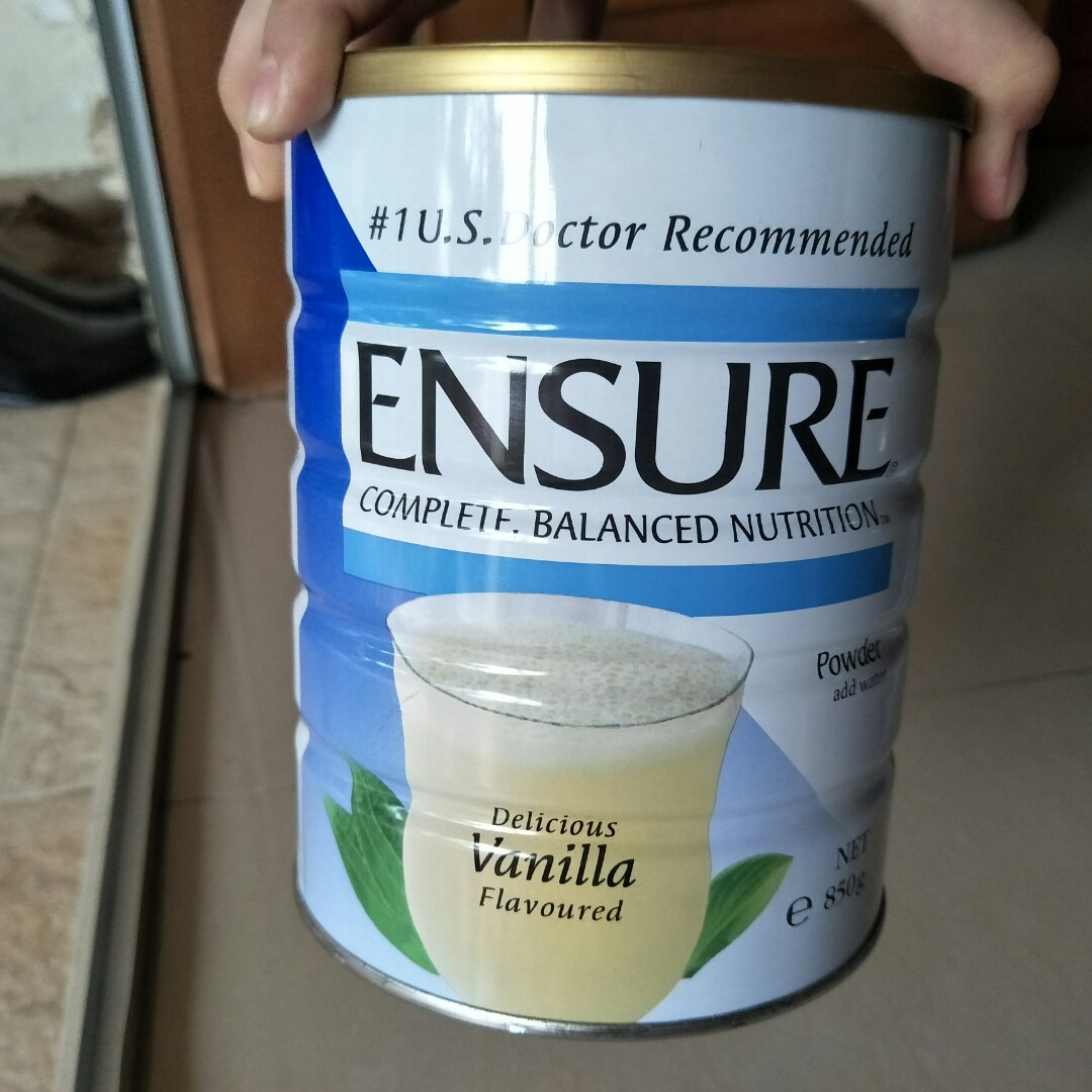 [Instock] Ensure Milk 850g Vanilla Flavour, Health & Nutrition, Health ...