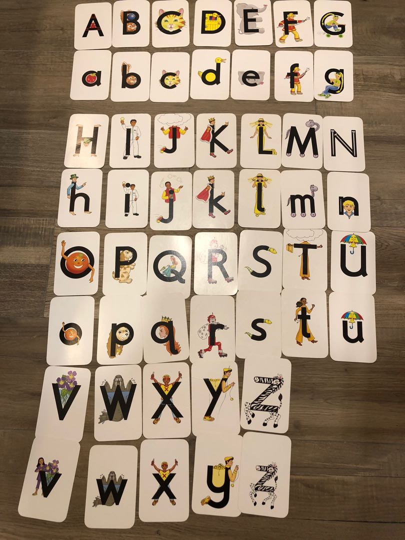 Letterland cards and phonics book, Hobbies & Toys, Books & Magazines ...