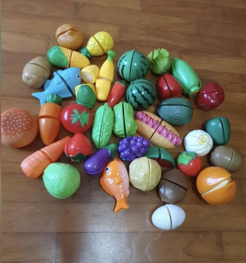Lightly Used Food With Velcro Babies Kids Infant Playtime On Carousell