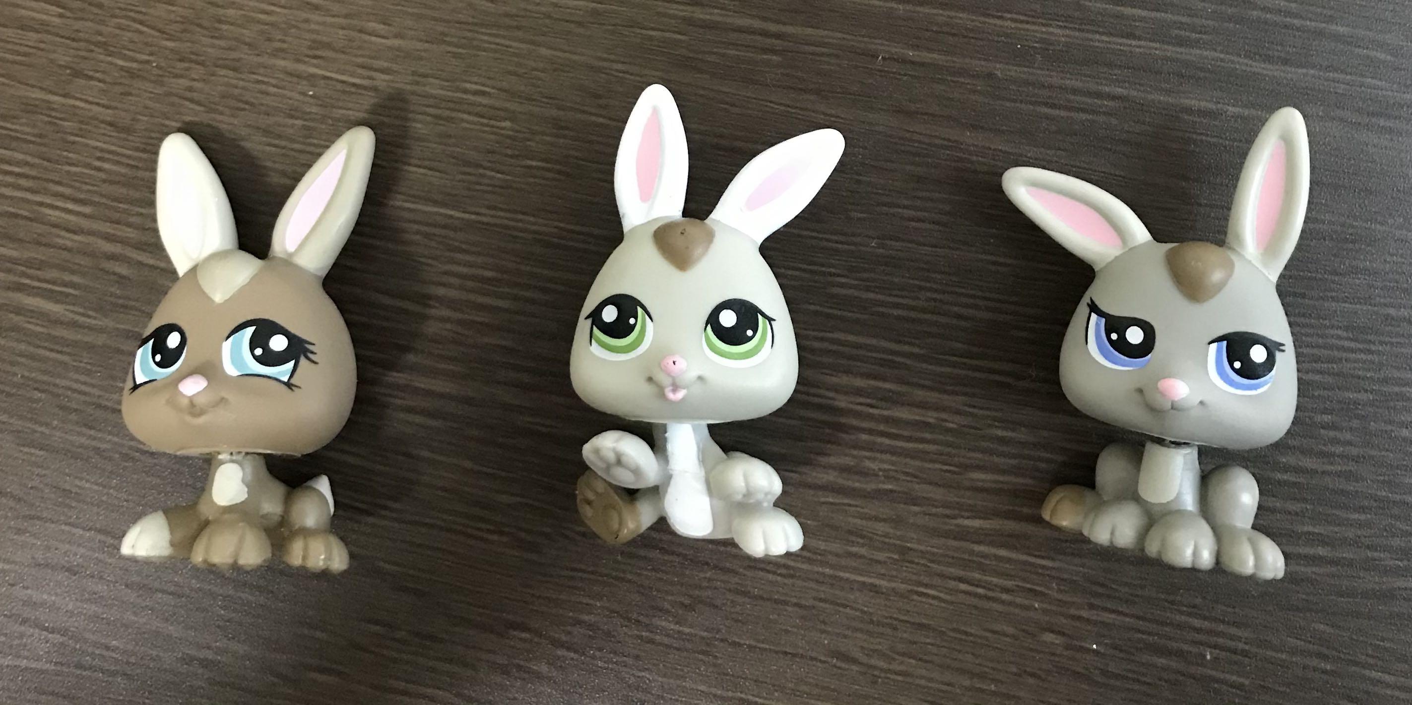 Littlest Pet Shop rabbit lot, Hobbies & Toys, Toys & Games on Carousell