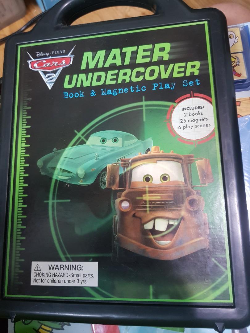 Cars Mater Undercover Books and Magnetic set, Hobbies & Toys, Books ...