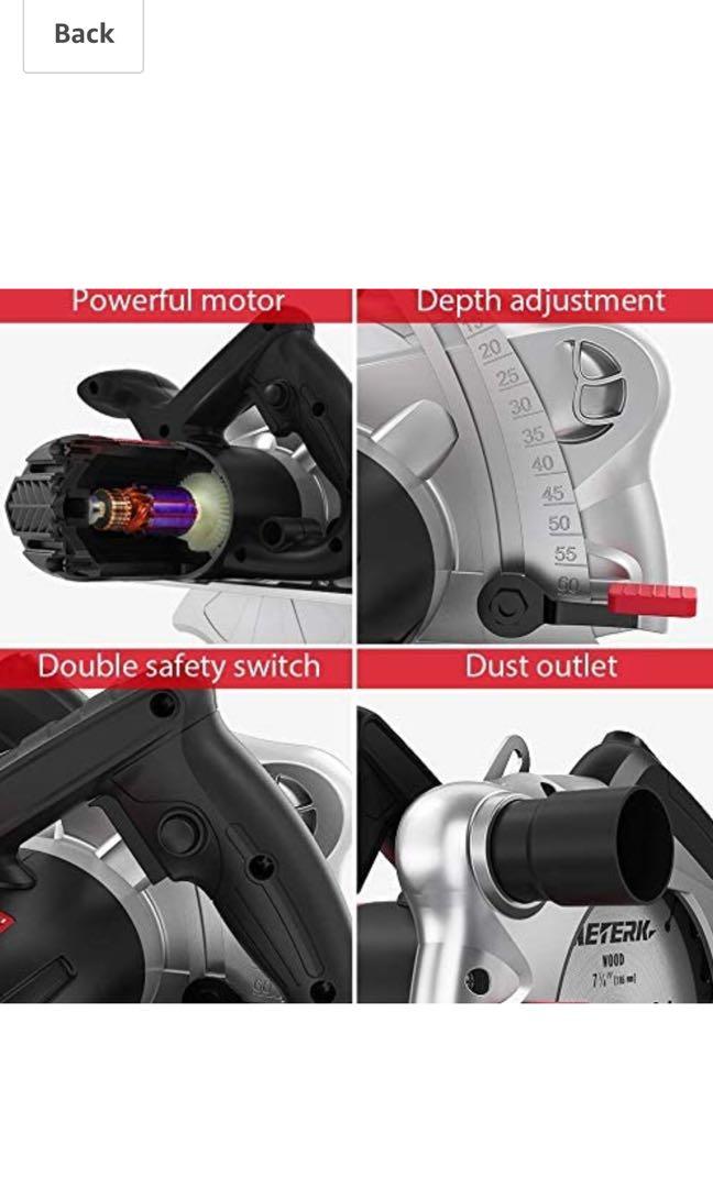 METERK circular saw, Hobbies & Toys, Stationery & Craft, Craft Supplies ...