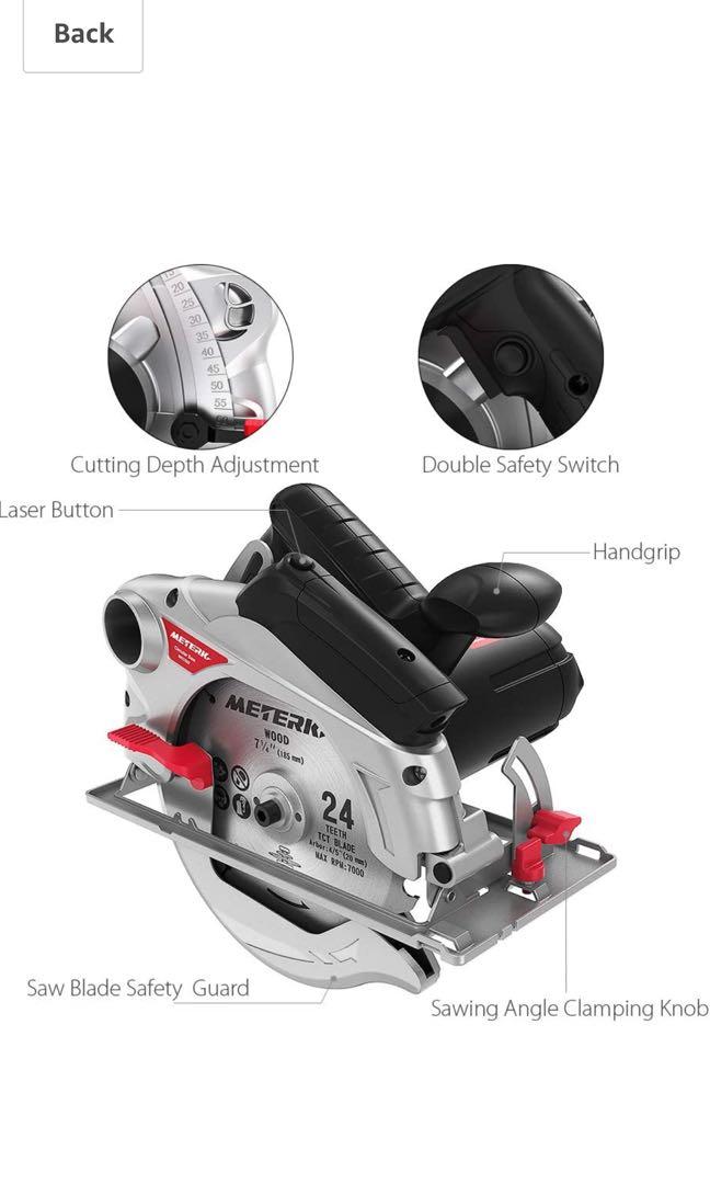 METERK circular saw, Hobbies & Toys, Stationery & Craft, Craft Supplies ...