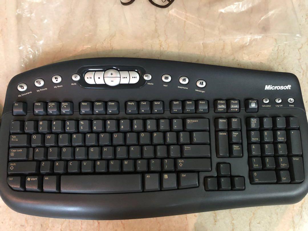 Microsoft wireless multimedia keyboard 1.1, Electronics, Computer Parts ...