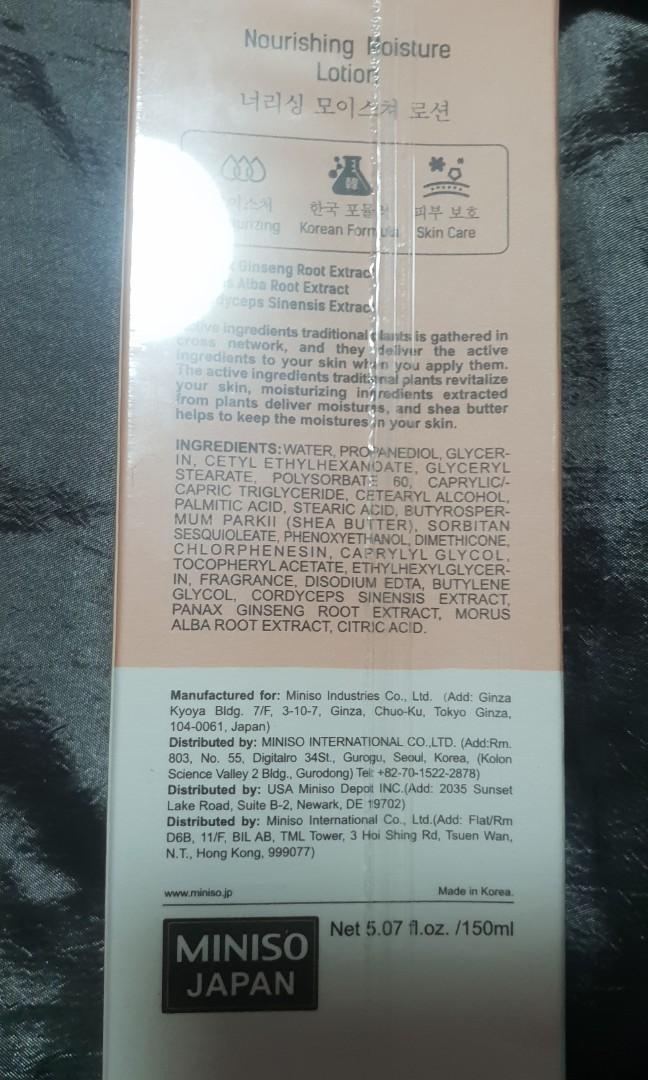 Miniso Lotion, Beauty & Personal Care, Bath & Body, Body Care on Carousell