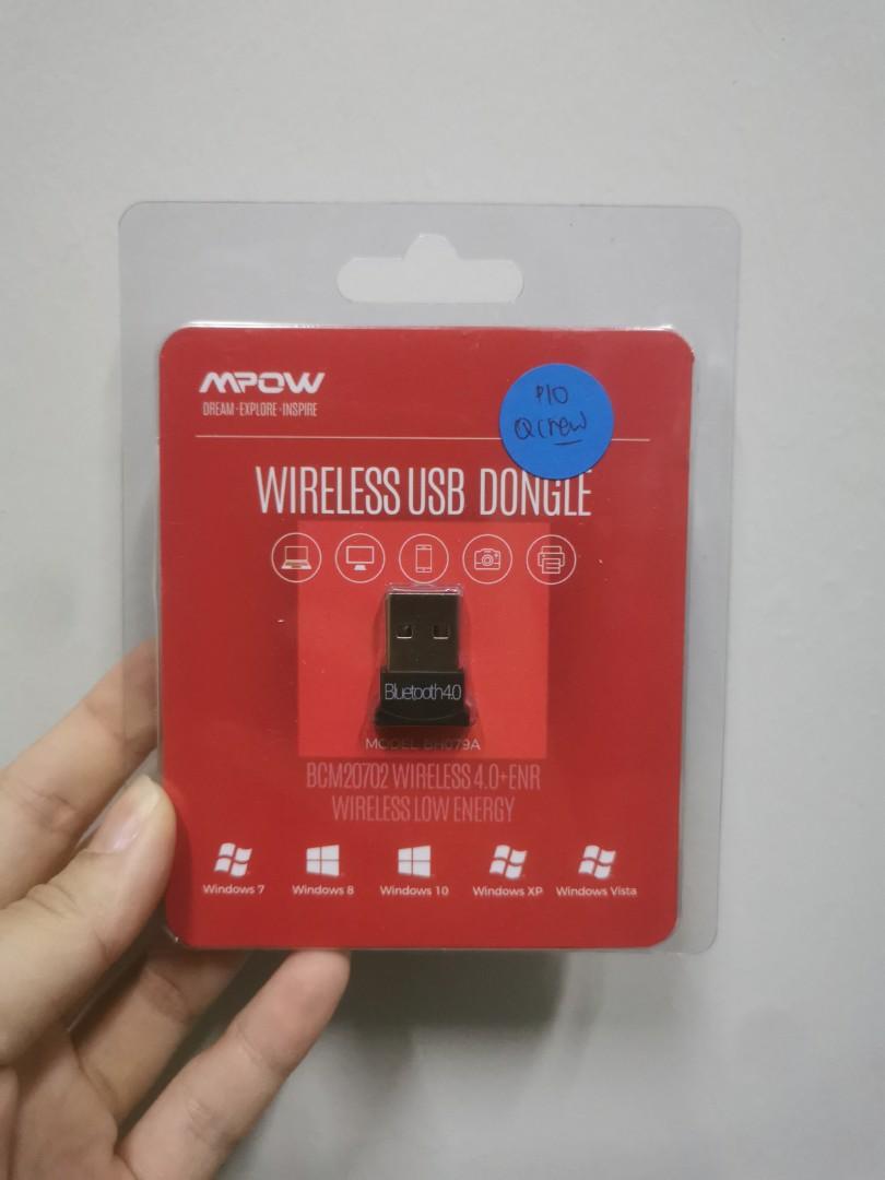 Mpow Bluetooth 4.0 USB Dongle Adapter, Bluetooth Transmitter Receiver ...