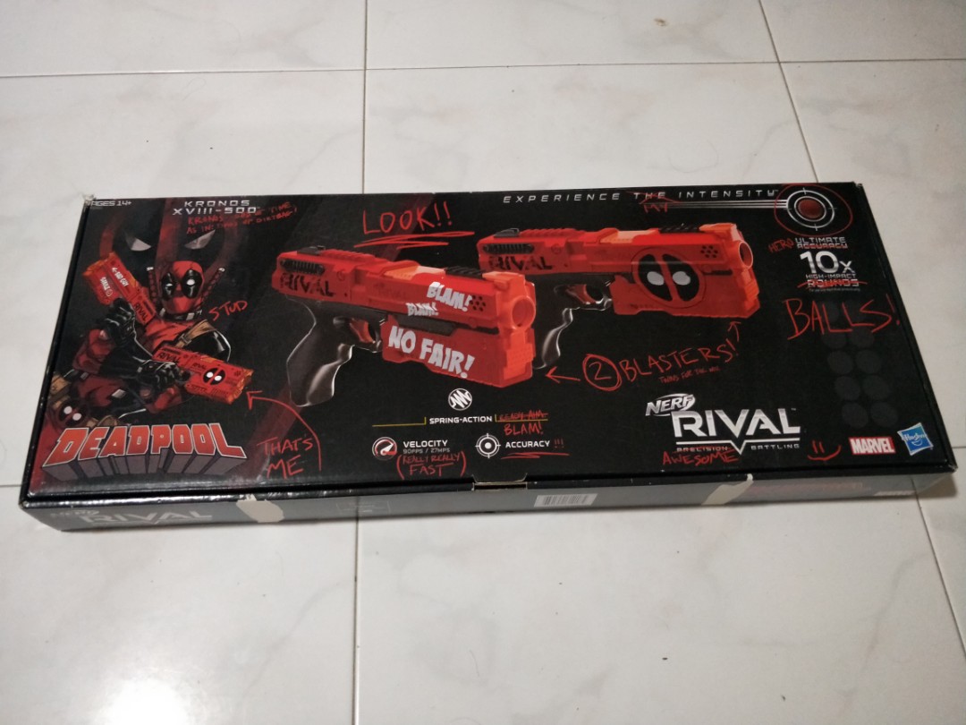 Nerf Kronos Deadpool Edition, Hobbies & Toys, Toys & Games on Carousell
