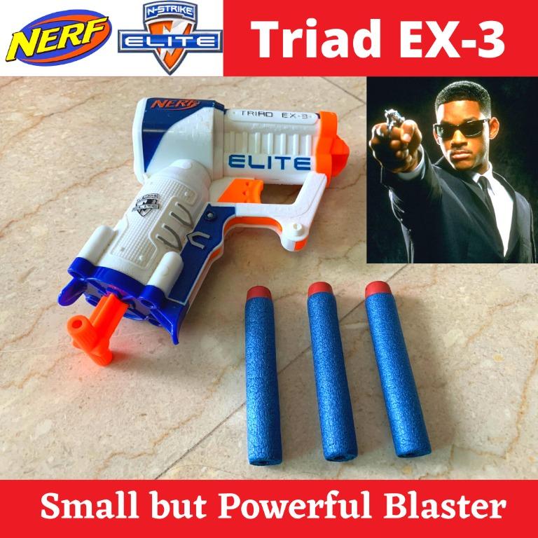 Nerf N-Strike Elite Triad EX-3 Blaster, Hobbies & Toys, Toys & Games on ...