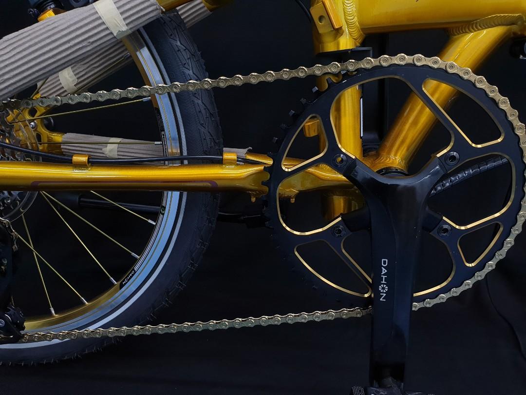 New 2021 stock Dahon 30th anniversary bike kaa014 Gold color Shimano ...