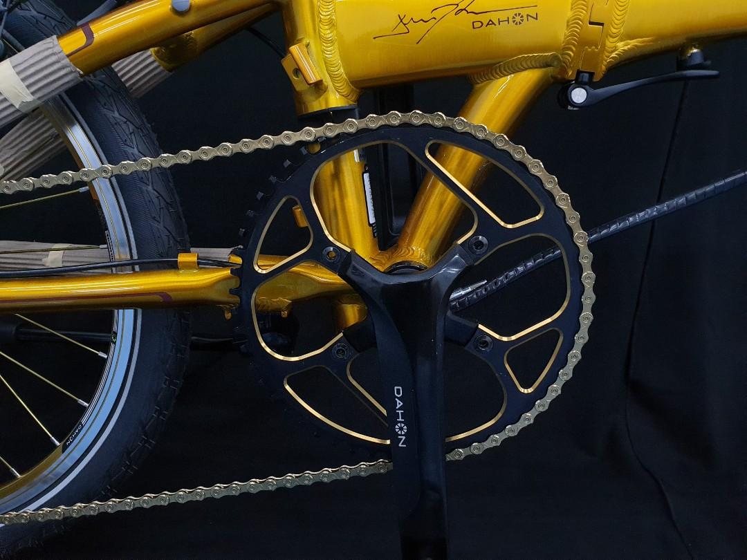 New 2021 stock Dahon 30th anniversary bike kaa014 Gold color Shimano ...