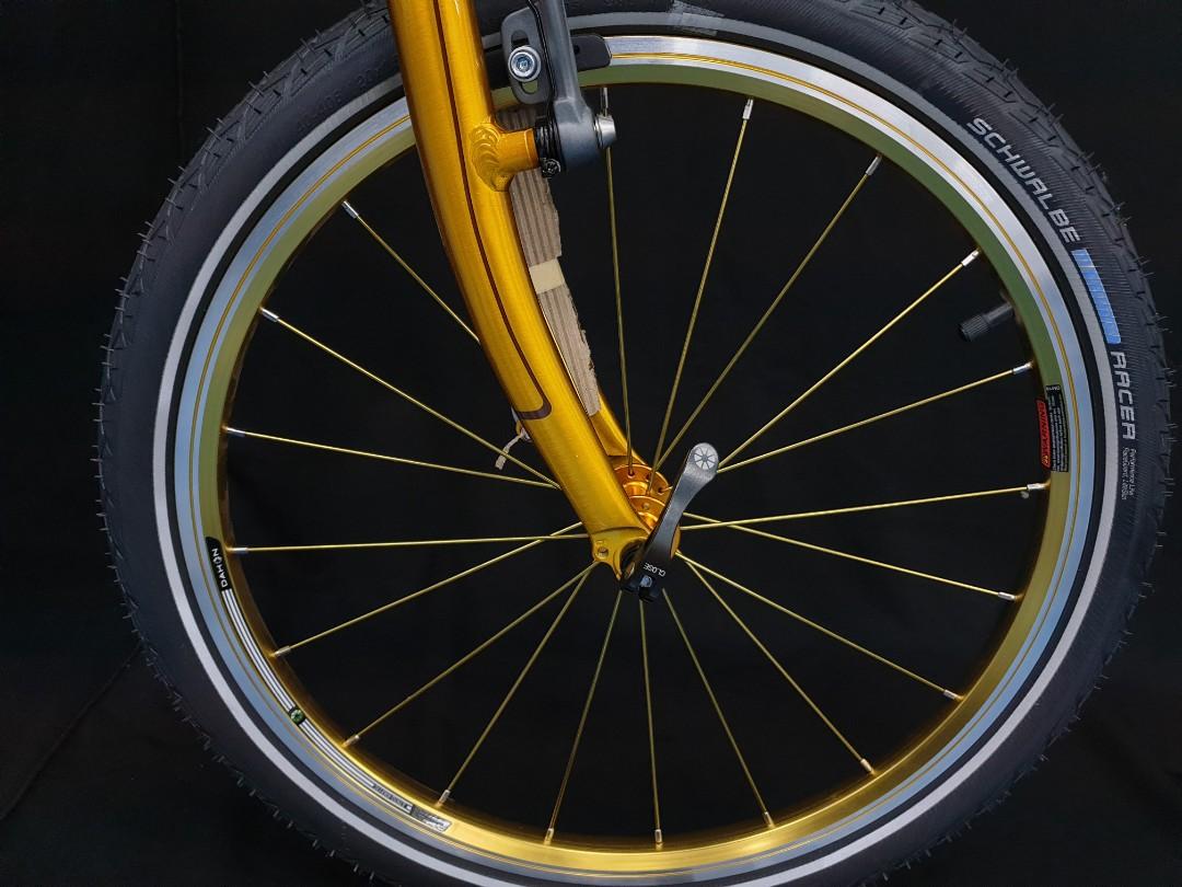 New 2021 stock Dahon 30th anniversary bike kaa014 Gold color Shimano ...