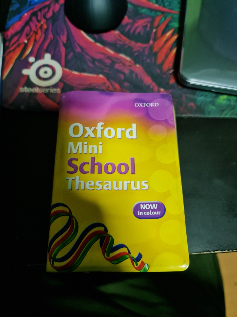 Oxford mini school thesaurus, Hobbies & Toys, Books & Magazines ...
