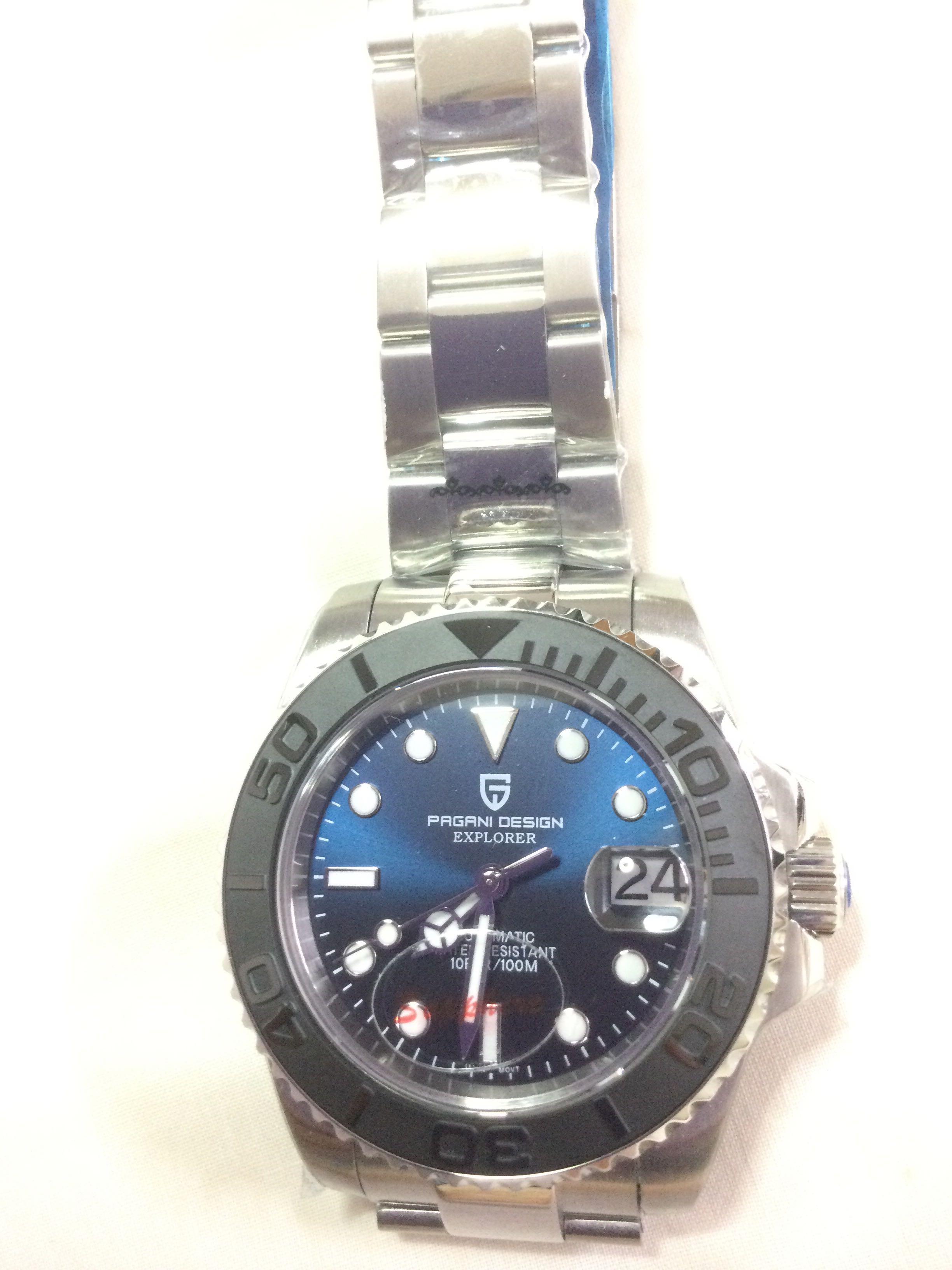 PAGANI Design Explorer Automatic Watch PD-1651 with extra leather strap ...