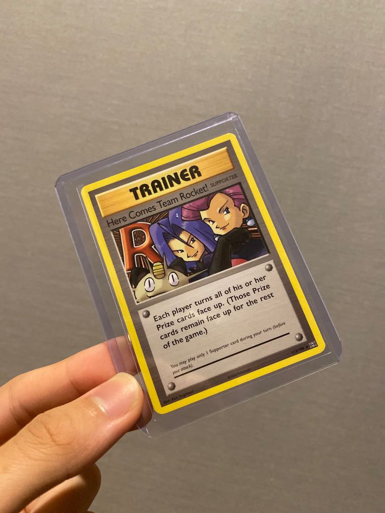 pokemon secret rare (Here comes team rocket), Hobbies & Toys, Toys & Games on Carousell