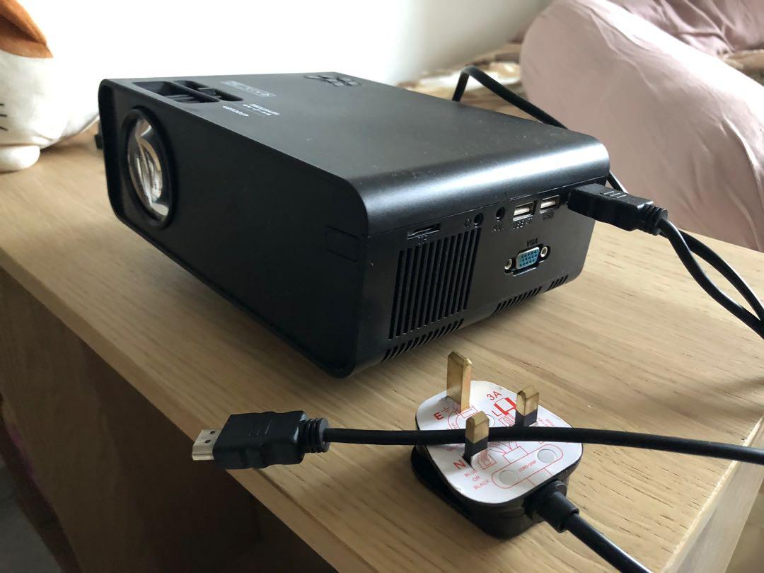 Projector shopee 8000 lumens, TV & Home Appliances, TV & Entertainment ...