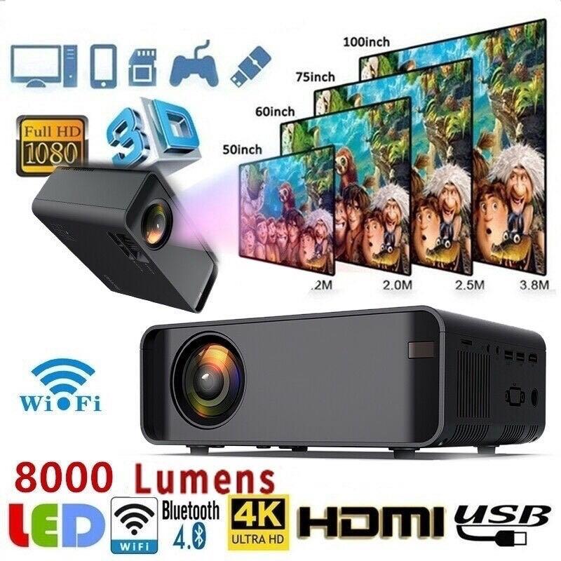 Projector shopee 8000 lumens, TV & Home Appliances, TV & Entertainment ...