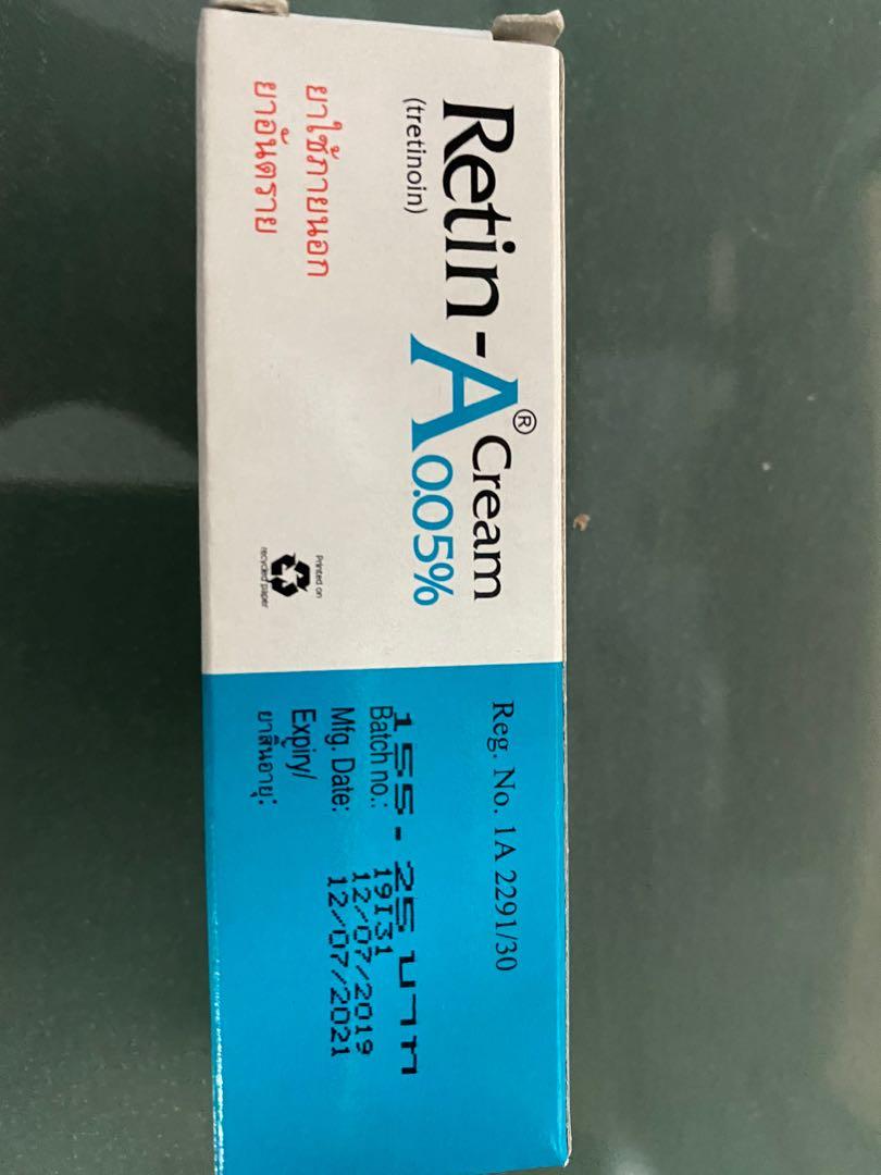Retin-A 0.05% cream 20g, Beauty & Personal Care, Face, Face Care on ...