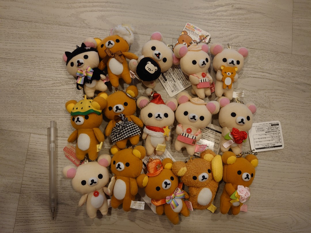 Rilakkuma mini soft toys, Hobbies & Toys, Toys & Games on Carousell