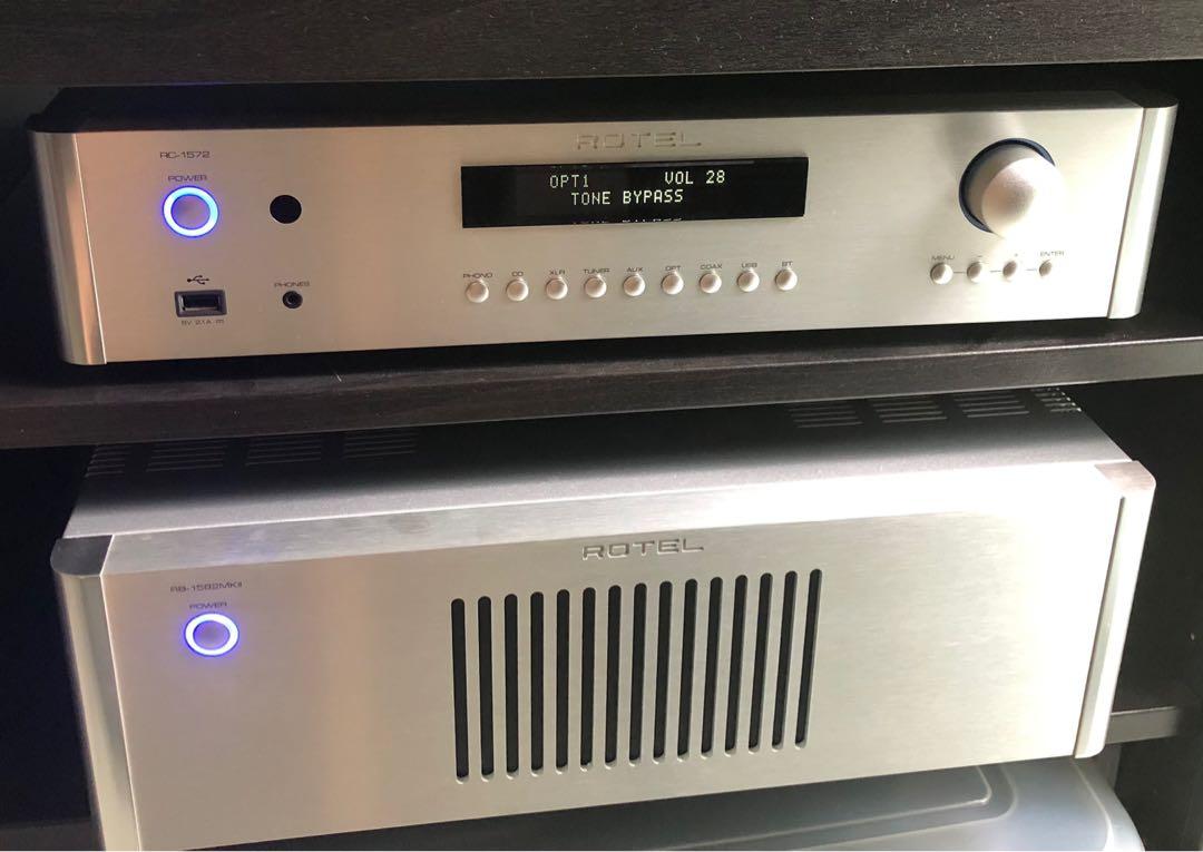 Rotel RC-1572MKII Stereo Preamplifier And RB-1582MKII Power, 56% OFF