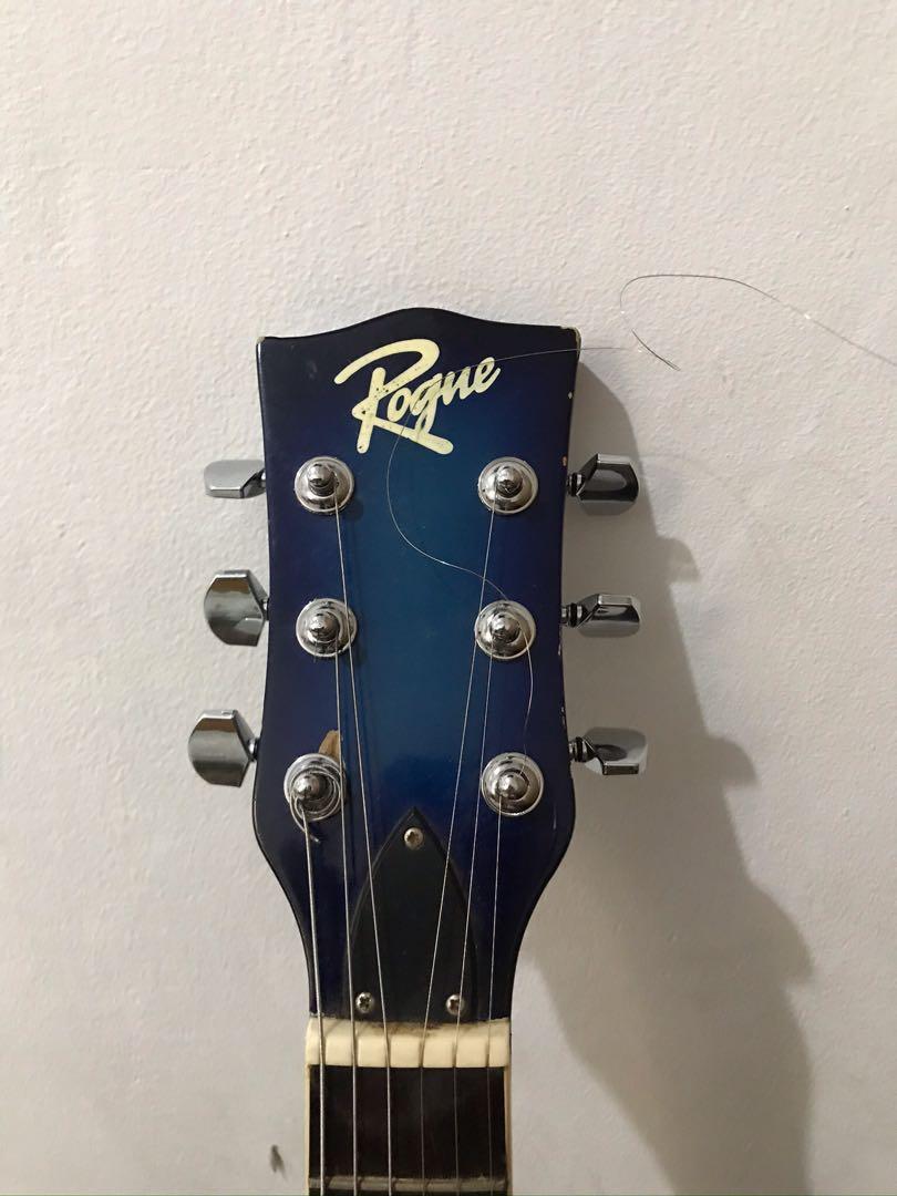 ‼️RUSH RUSH ‼️ Rogue Mini Les Paul Single Cut 90’s Blue Sunburst OPEN ...