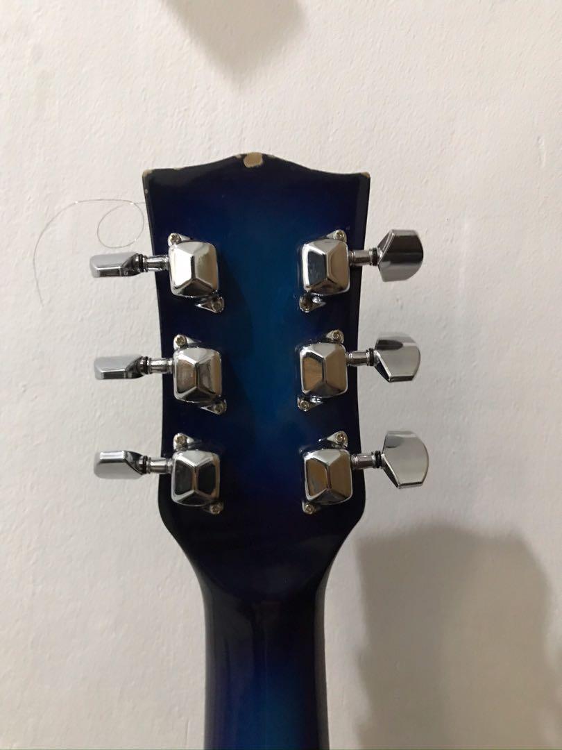 ‼️RUSH RUSH ‼️ Rogue Mini Les Paul Single Cut 90’s Blue Sunburst OPEN ...