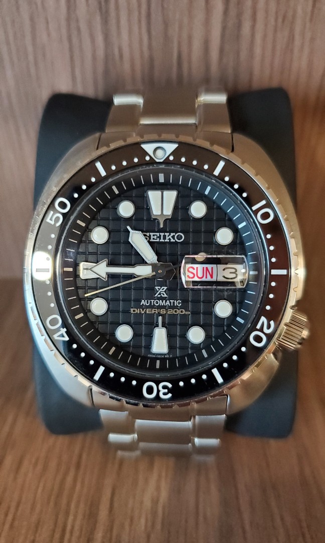 Seiko King Turtle Black Waffle, Mobile Phones & Gadgets, Wearables ...