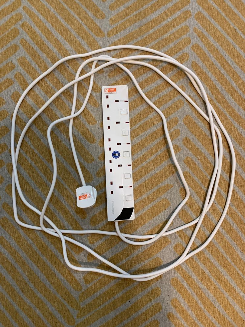 Sound tech Electronic Extension 5 ways 7 meters, Audio, Other Audio ...