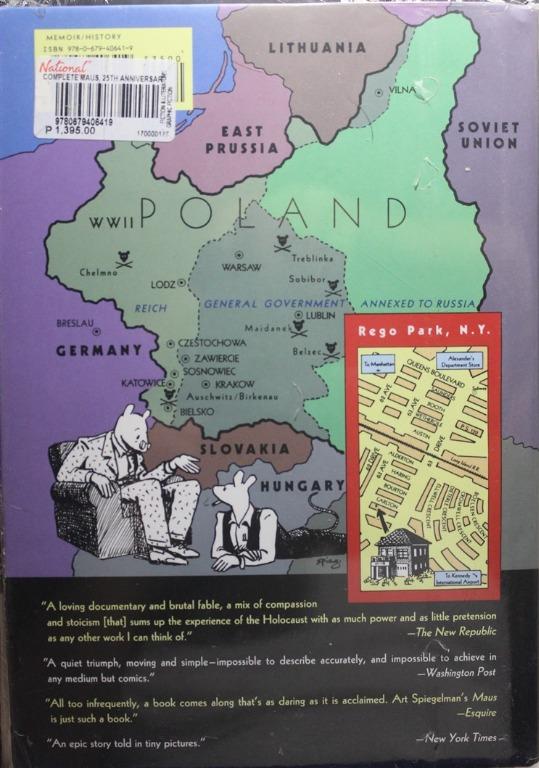 The Complete Maus graphic novel by Art Spiegelman, Hobbies & Toys ...