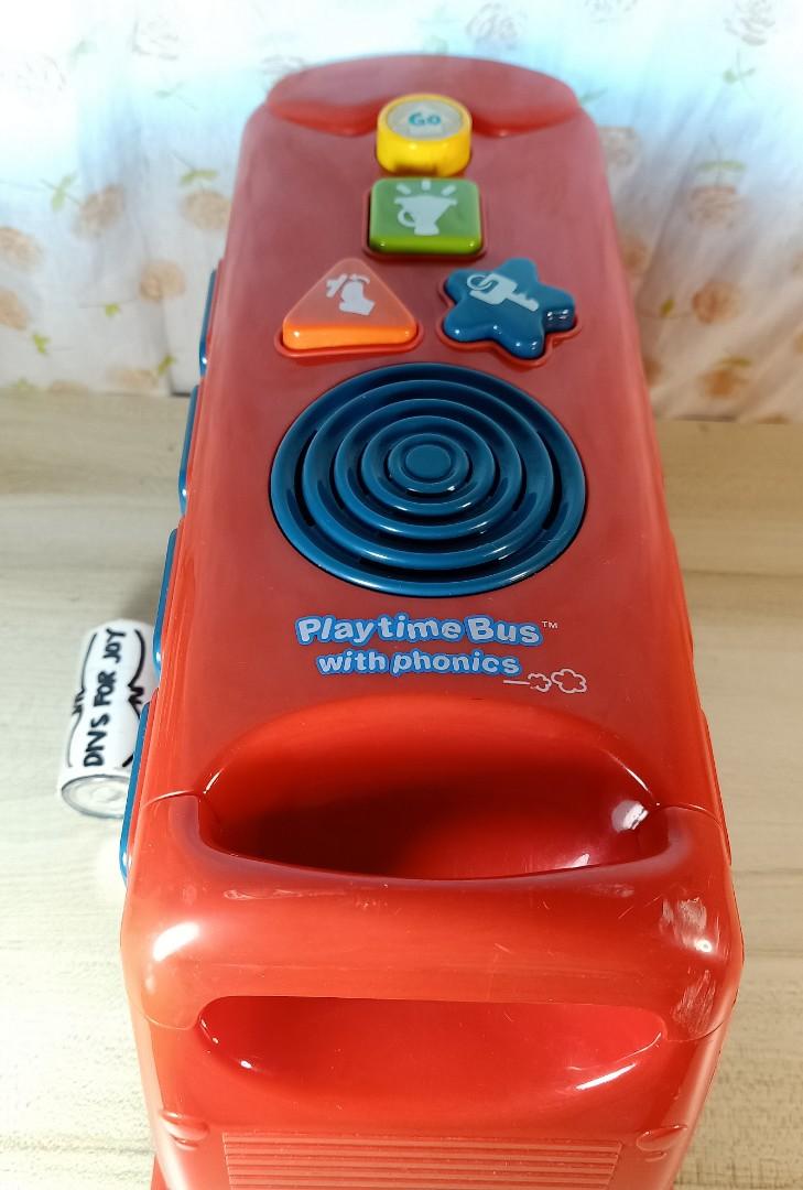 Vtech red playtime bus with phonics, Hobbies & Toys, Toys & Games on ...