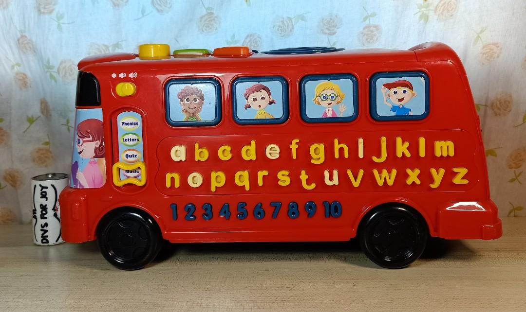 Vtech red playtime bus with phonics, Hobbies & Toys, Toys & Games on ...