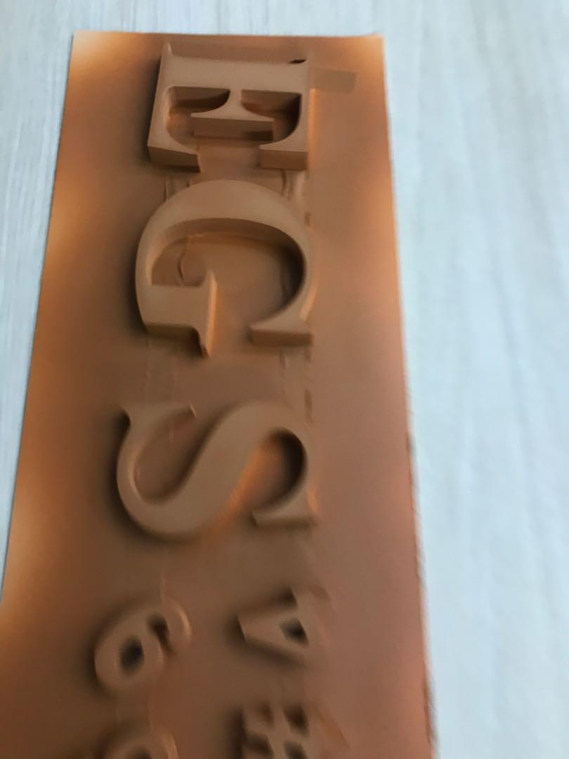 Acrylic text with spray paint supply install, Hobbies & Toys ...