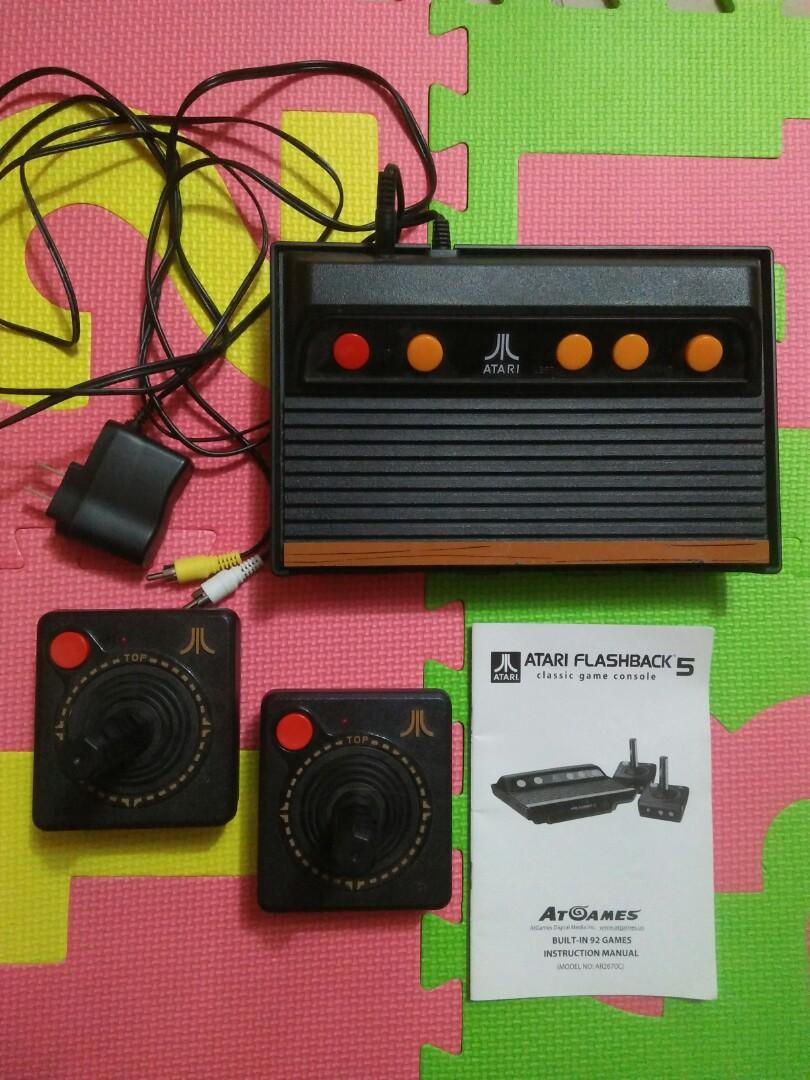 Atari Flashback 5 Classic Game Console, Video Gaming, Video Game ...
