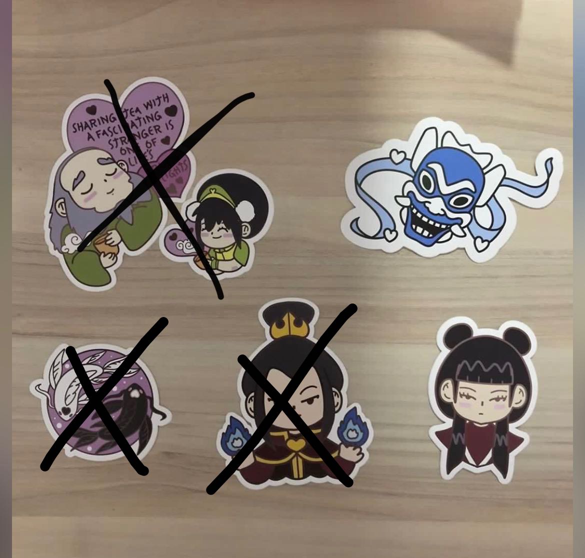 Avatar the Legend of Aang Stickers, Everything Else on Carousell