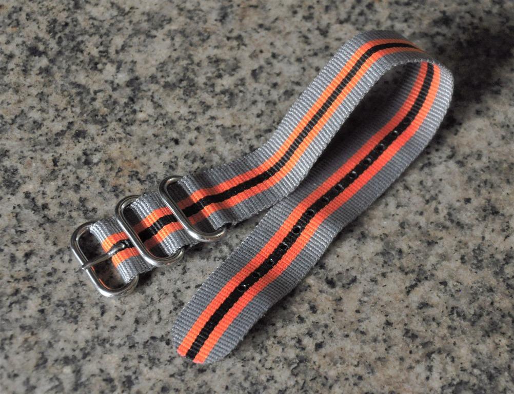 Brand New Single Pass Nato Strap 22mm Stainless Steel Buckle and ...