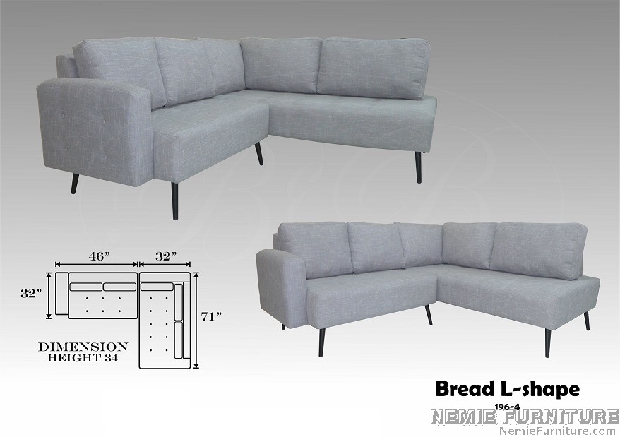 BREAD L-shape sofa set, Furniture & Home Living, Furniture, Sofas on ...