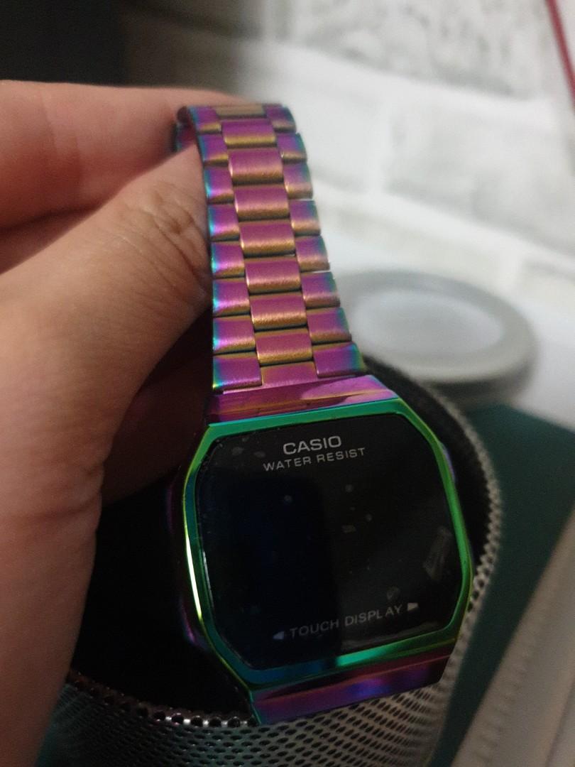 Casio Watches (Rainbow metalic), Luxury, Watches on Carousell