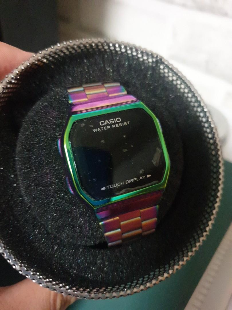 Casio Watches (Rainbow metalic), Luxury, Watches on Carousell