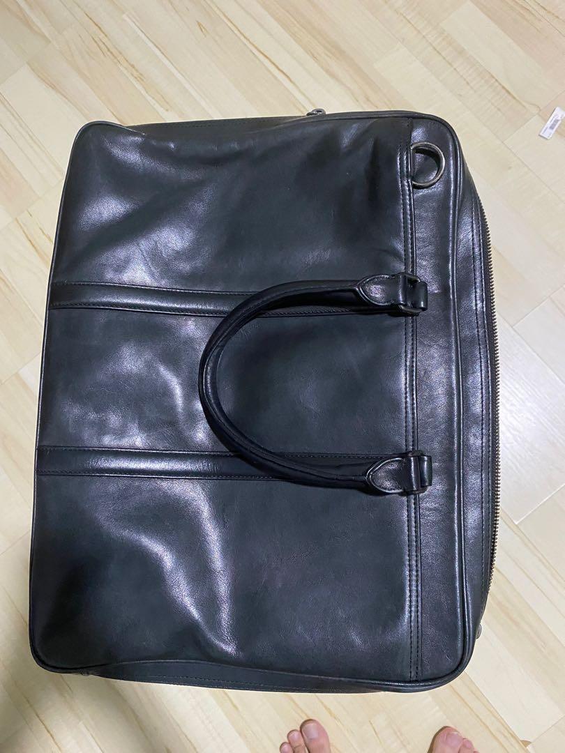 Coach leather work bag, Men's Fashion, Bags, Briefcases on Carousell
