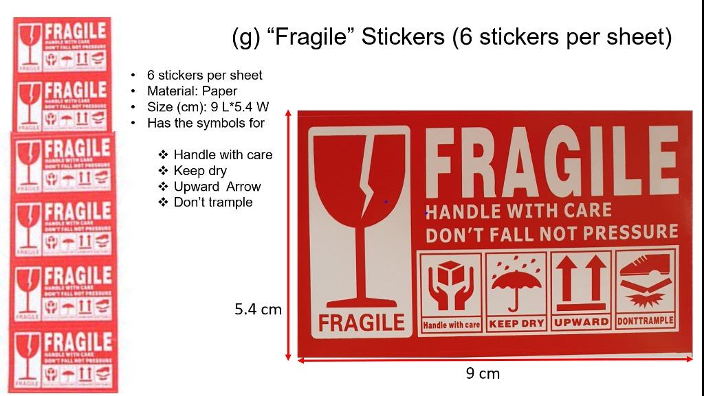 Coloured Round/Rectangular/Urgent/Fragile/Wedding Stickers/Labels (any ...