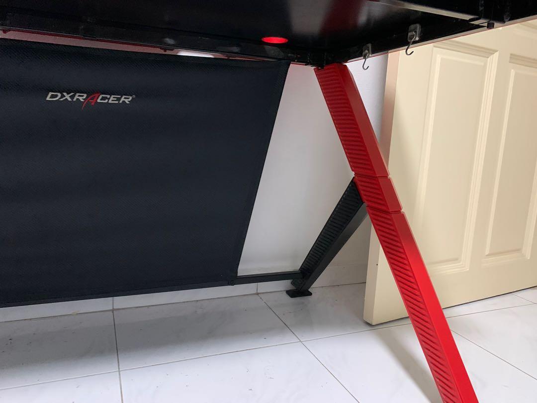 DxRacer Gaming Computer Desk/Table GD1000NR, Furniture & Home Living ...